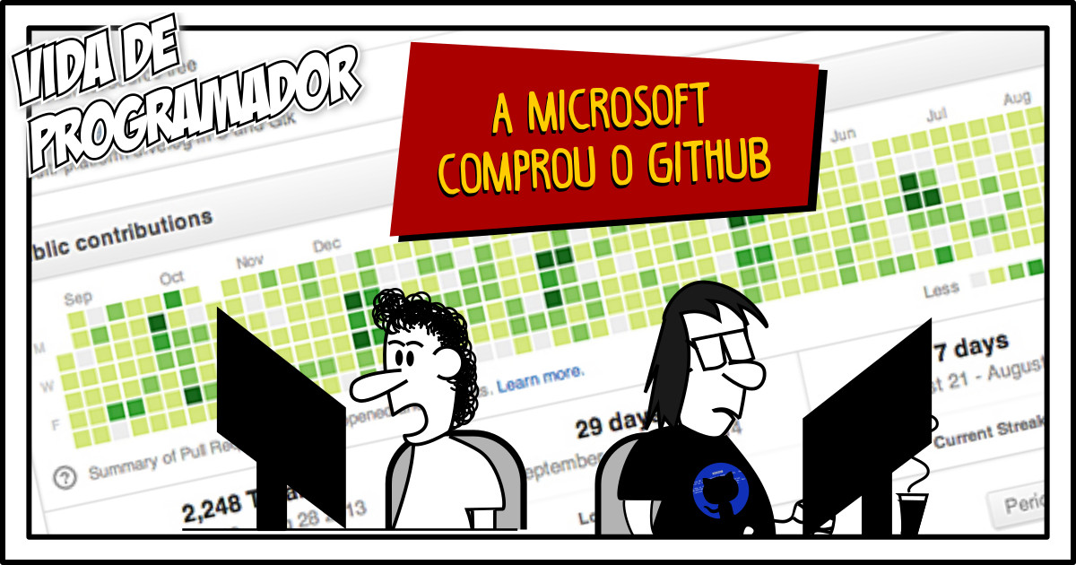 A Microsoft comprou o GitHub